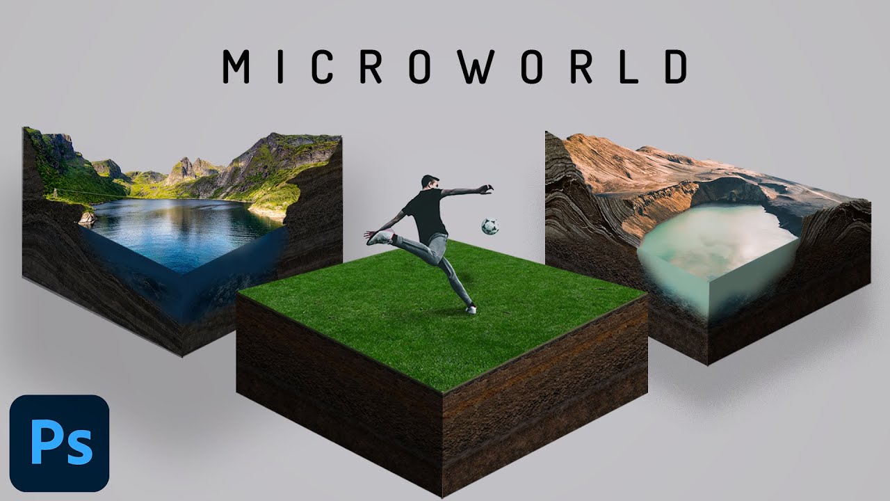 Microworlds in Photoshop - YouTube