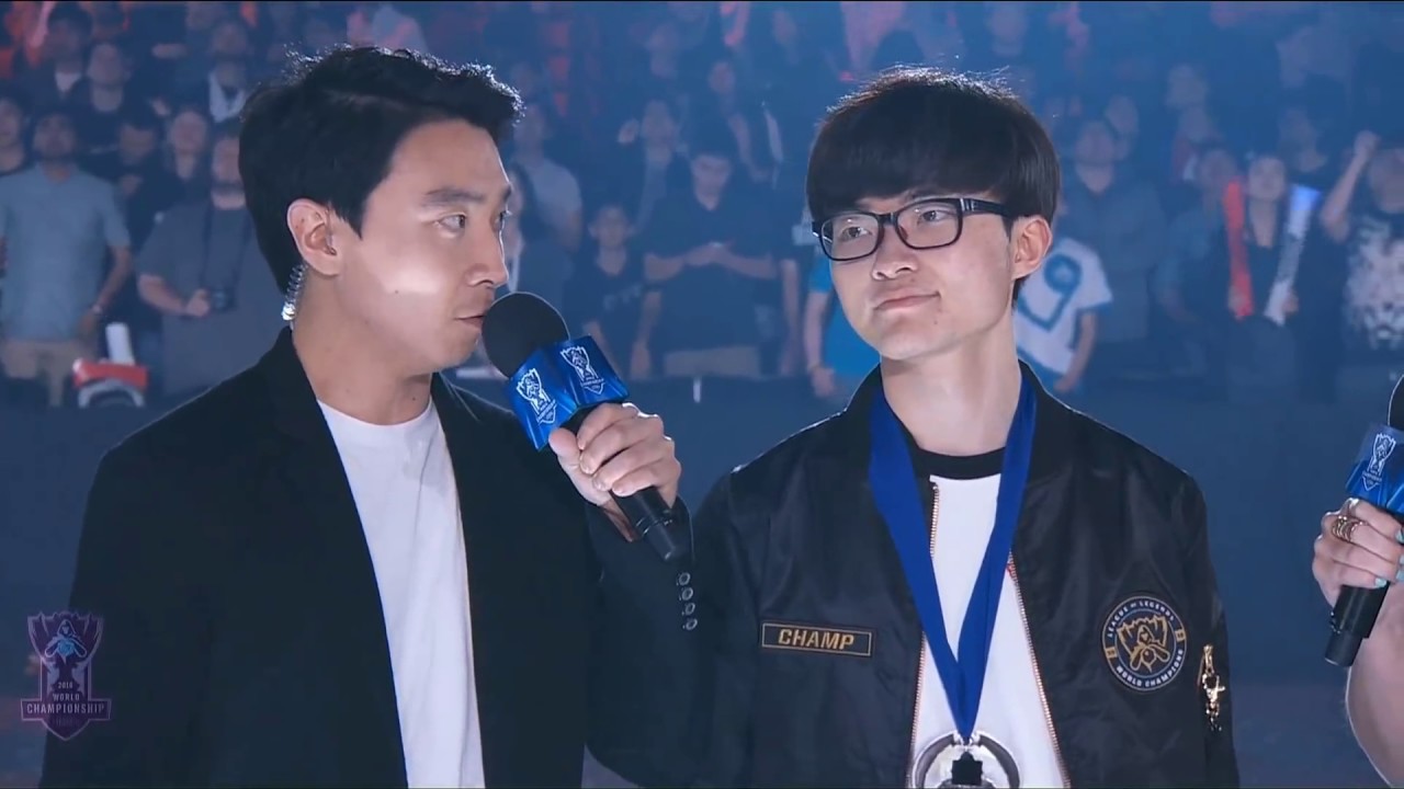 Faker Post match interview Best mid in LOL world championship 2016 SKT ...