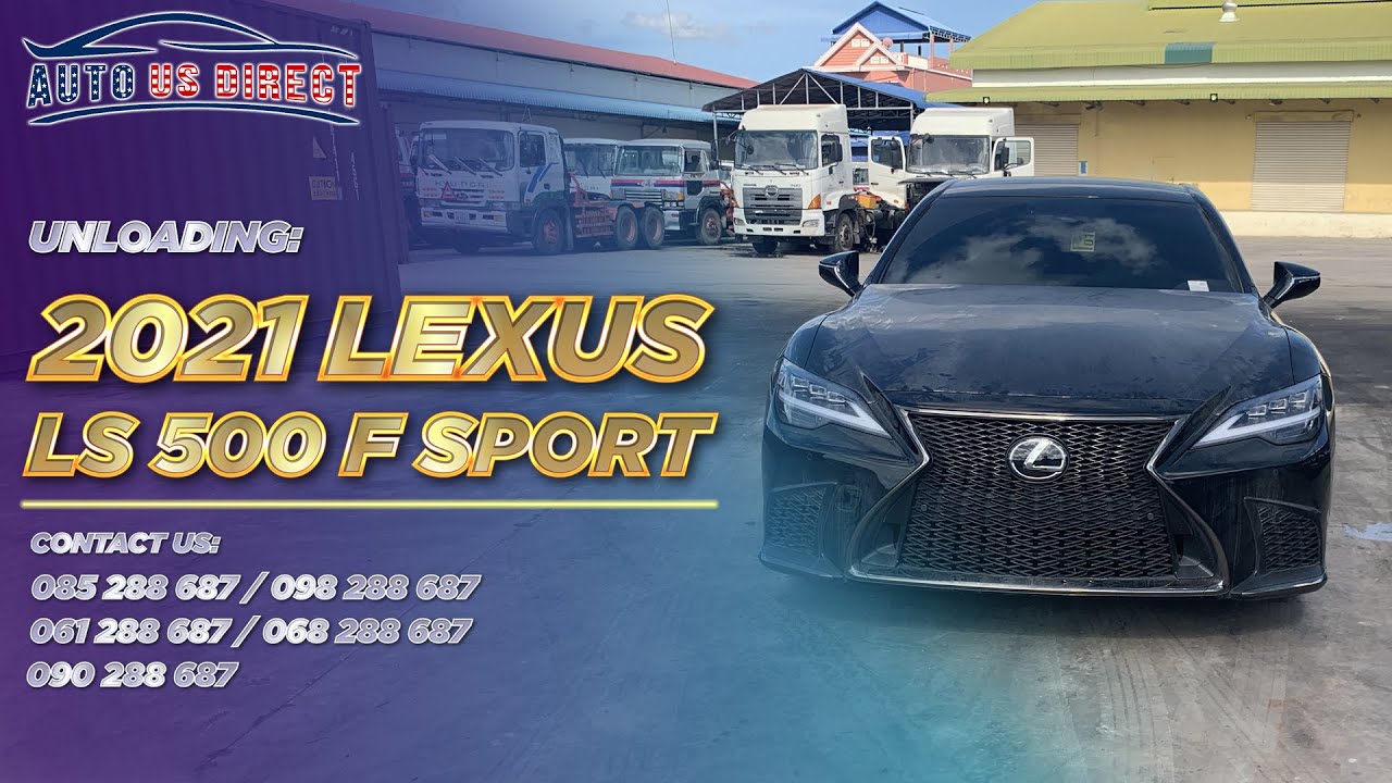 Unloading 2021 Lexus LS 500 F SPORT - YouTube
