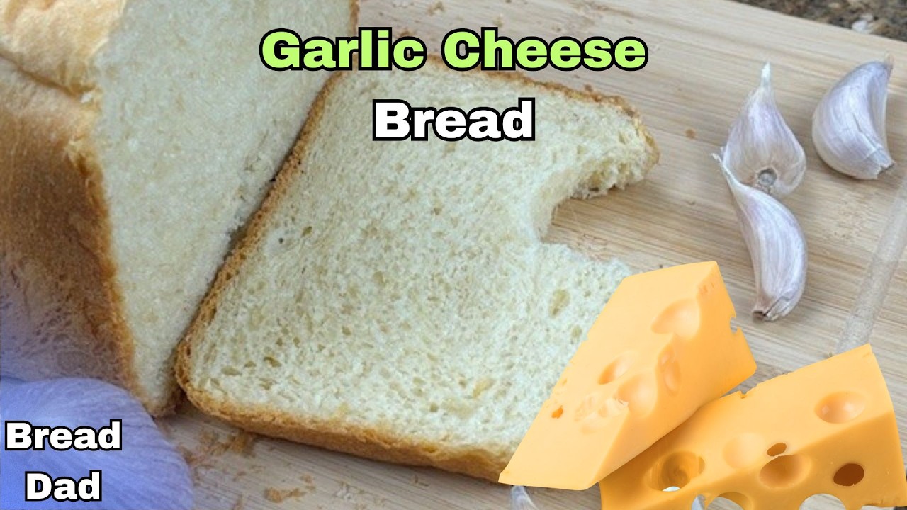 Bread Machine Cheese Bread (with Garlic) 🧀- No Oven Required - YouTube