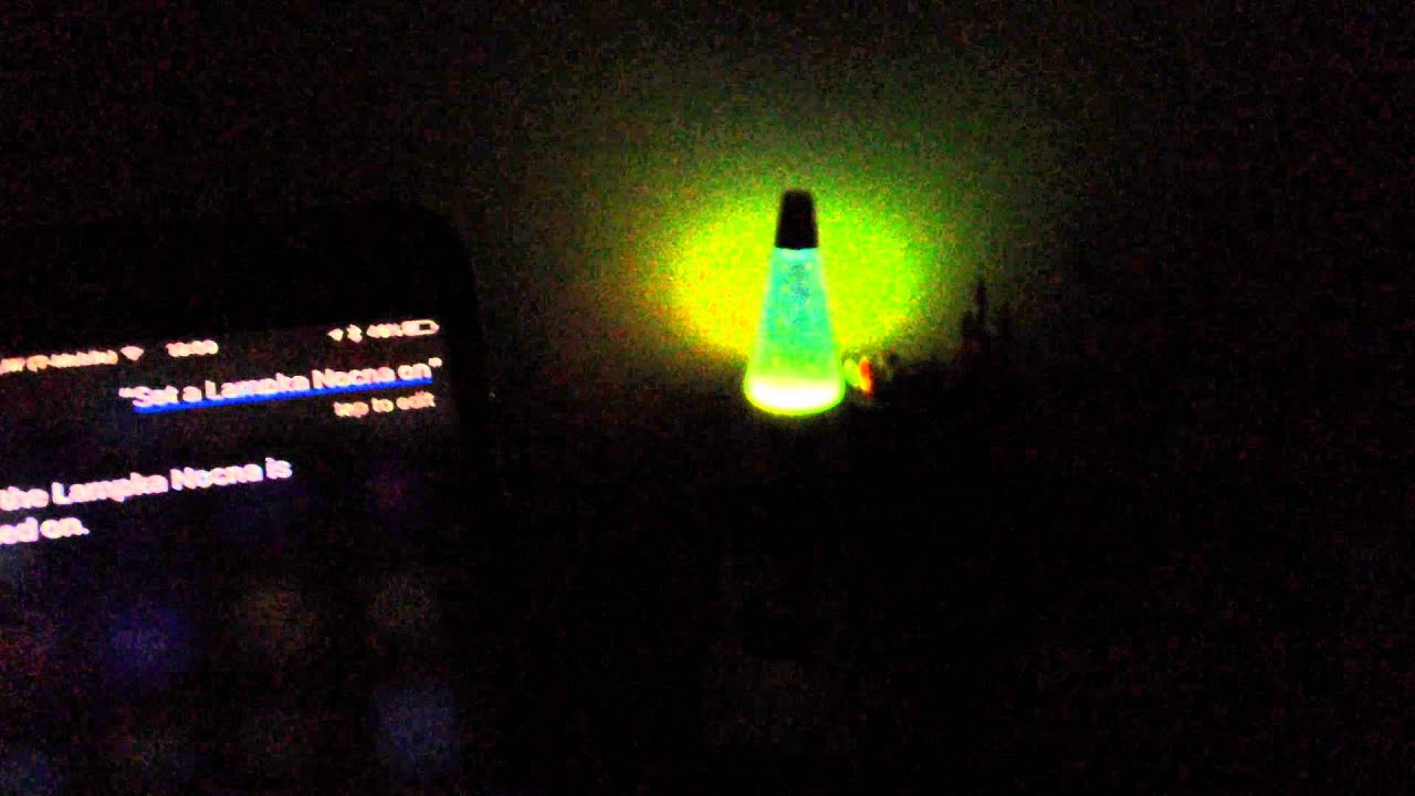 Siri controlled light - YouTube