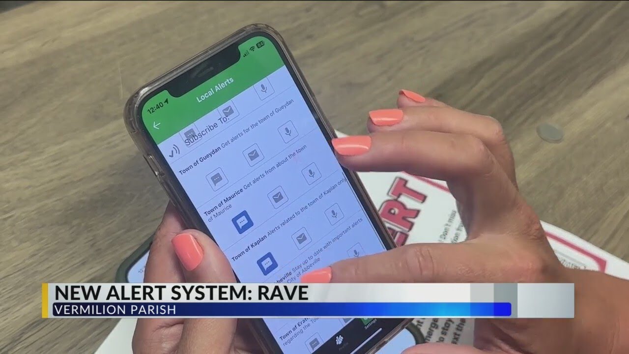 New alert system in Vermilion Parish to keep residents informed - YouTube