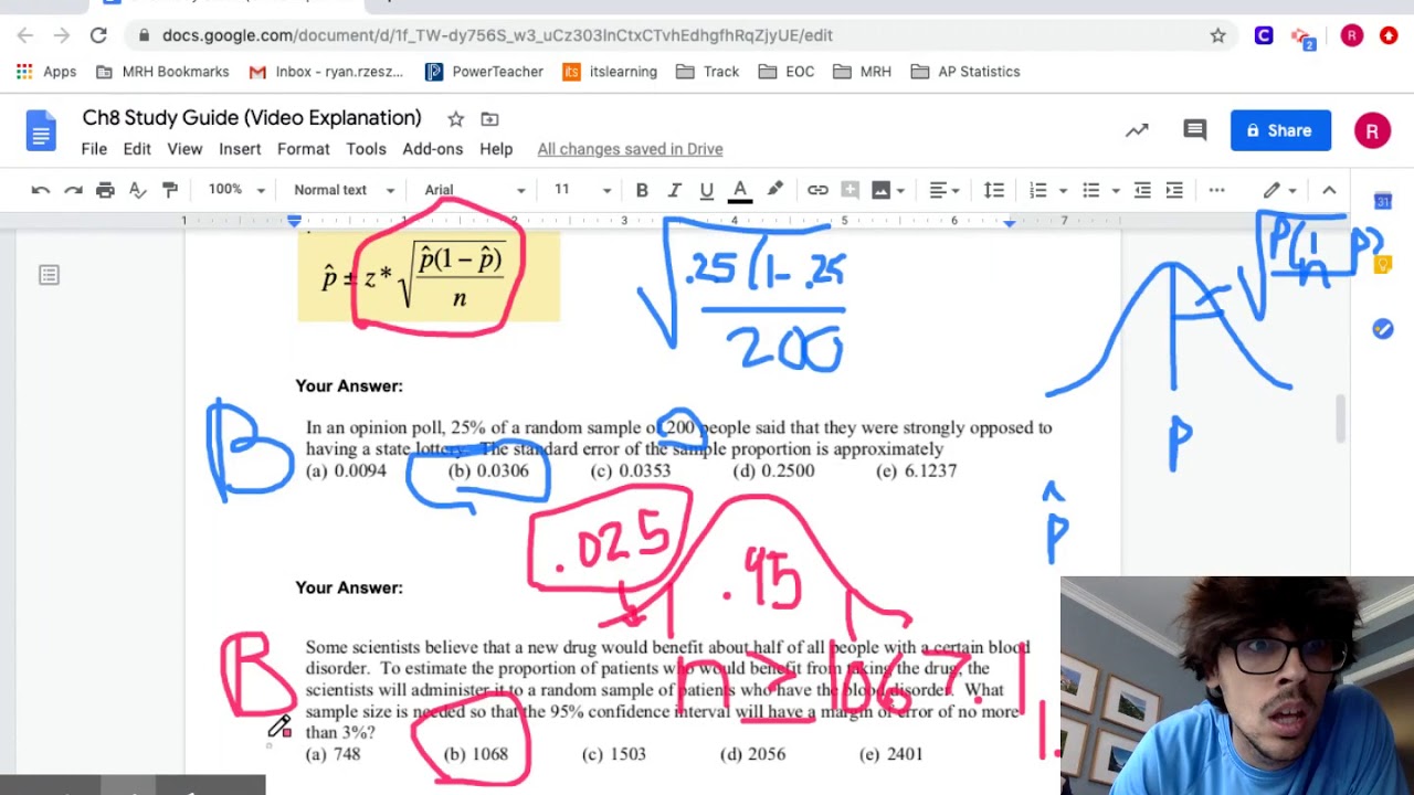 Ch8 Study Guide - AP Statistics - YouTube