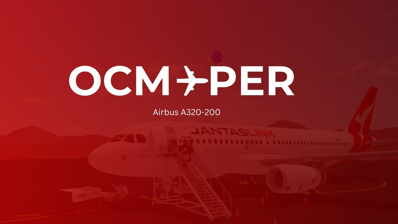 QantasLink | Airbus A320-200 | OCM - PER | Ground Crew - YouTube