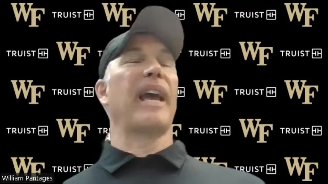 Coach Dave Clawson talks about Sam Hartman's interceptions - YouTube