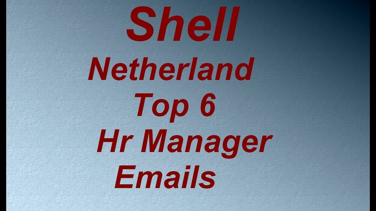 Shell Netherland Hr Managers,Cameron Schlumberger Uk Hr & Schlumberger ...