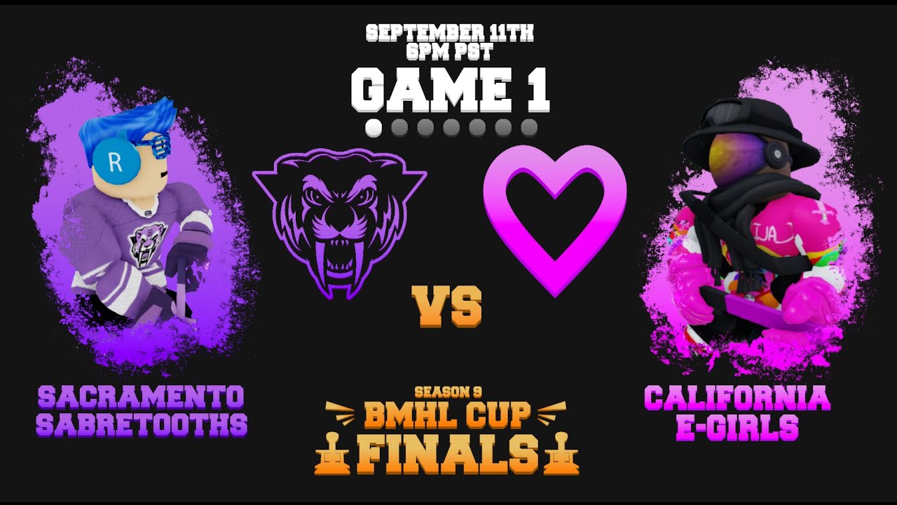 BMHL Cup Finals 2021 | Sabretooths vs. E-Girls | Game 1 - YouTube
