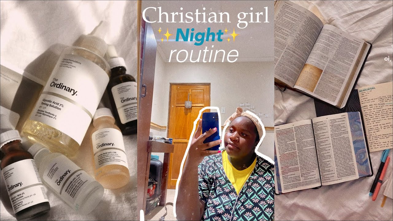 Christian girl night routine - YouTube
