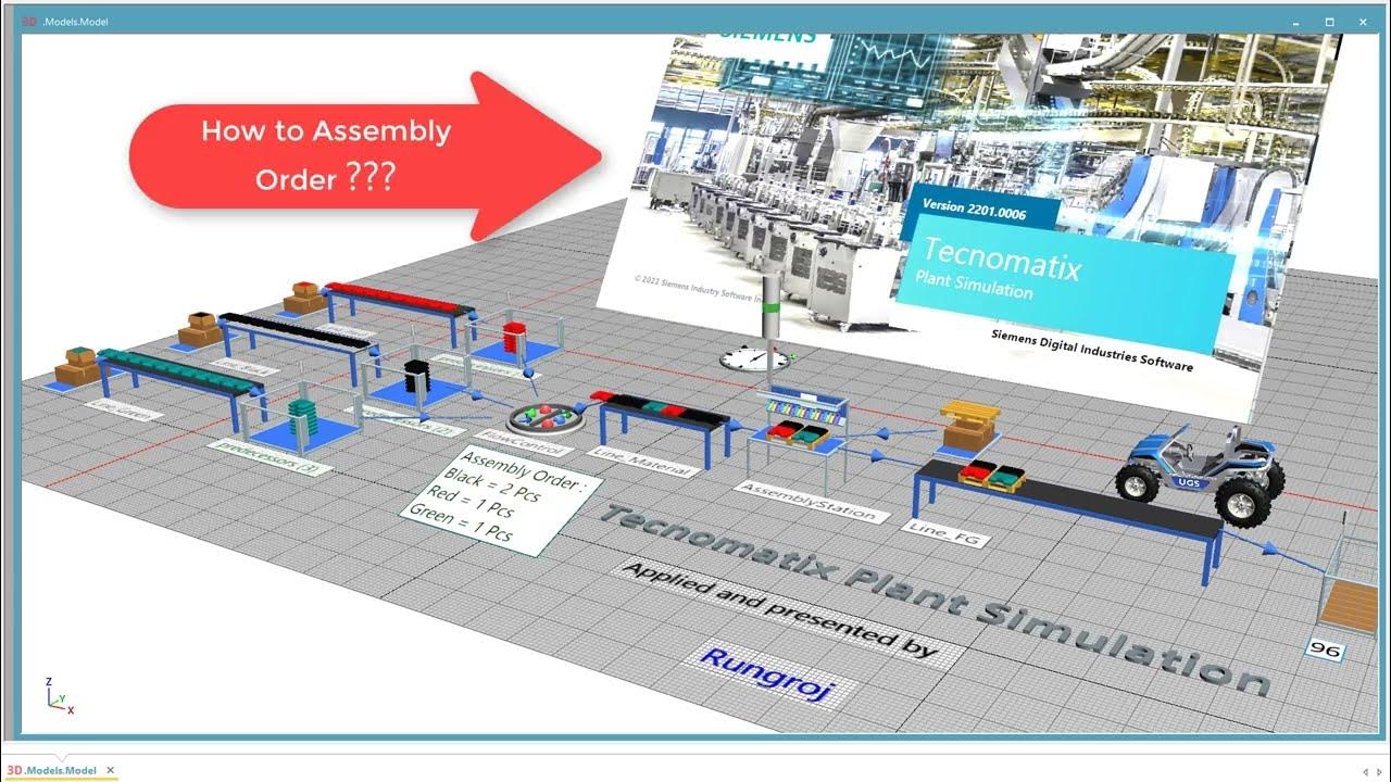 How to used flow control for Assembly order | Tecnomatix Plant ...
