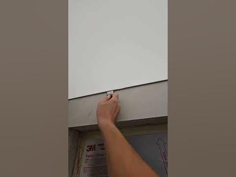 The process of installing a stretch ceiling with lightbox lighting. - YouTube