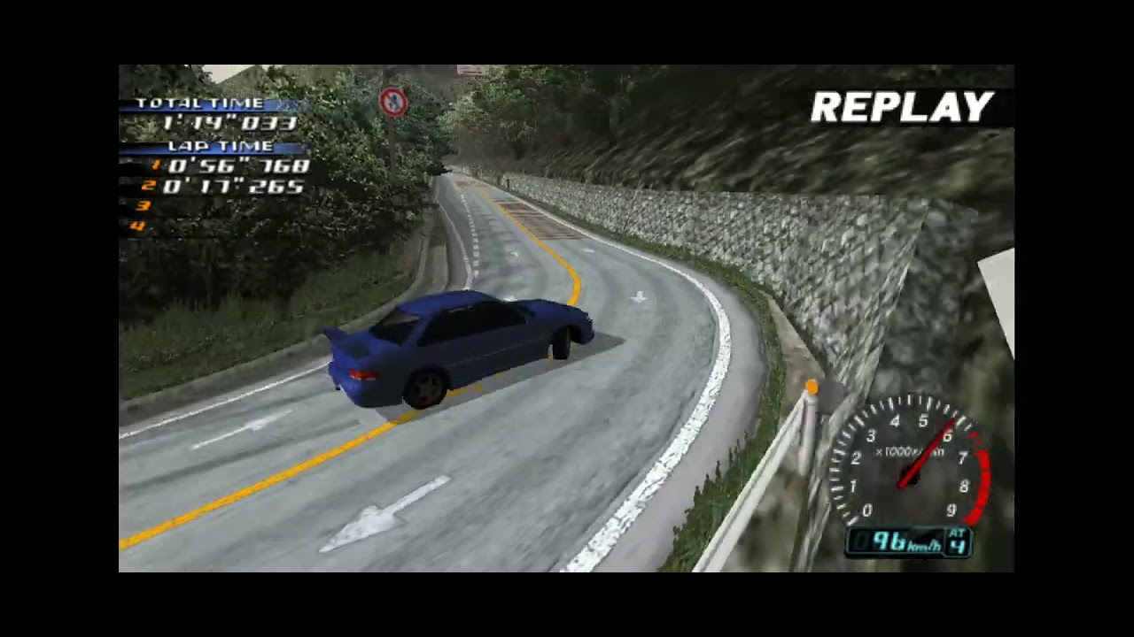 Initial D Replay Stage: Subaru Impreza WRX STi Version V vs Nissan ...