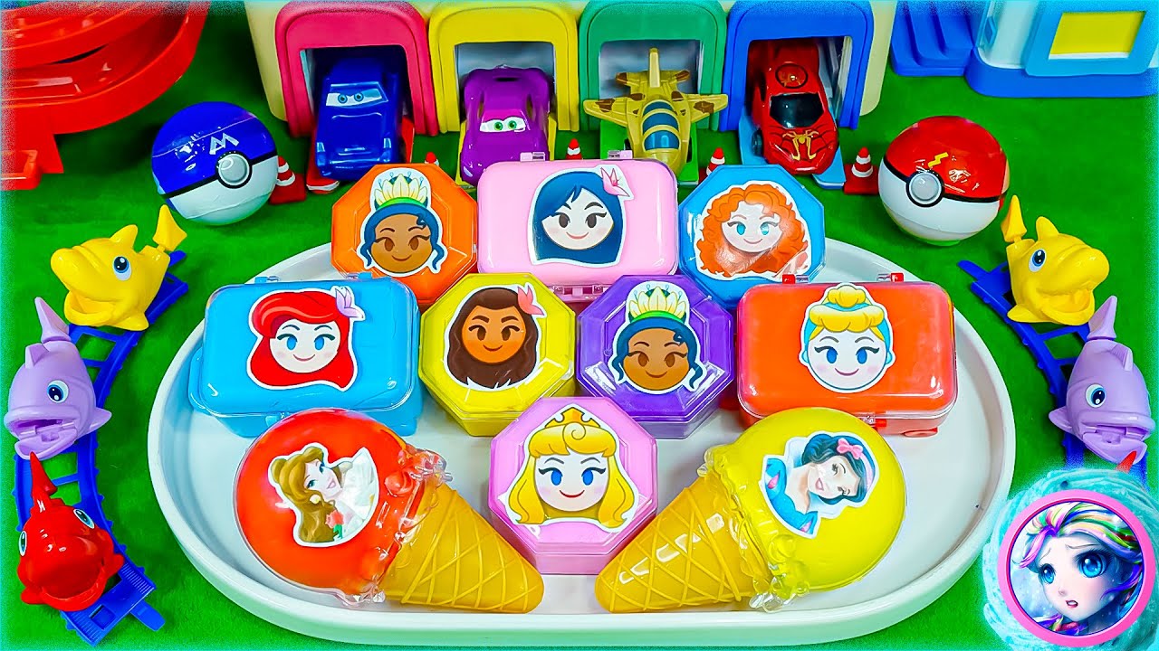 Satisfying Slime Video! Looking For Princesses With Slime Coloring ...