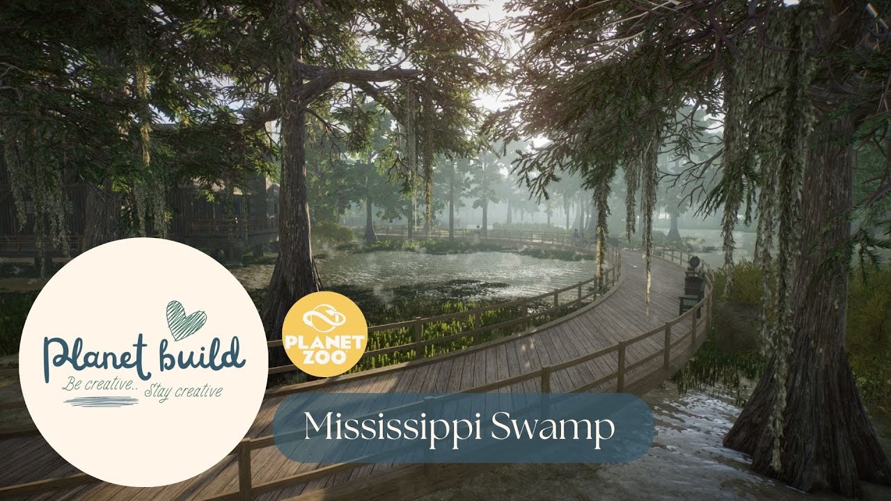 Planet zoo: Habitat #5 Mississippi Swamp - YouTube