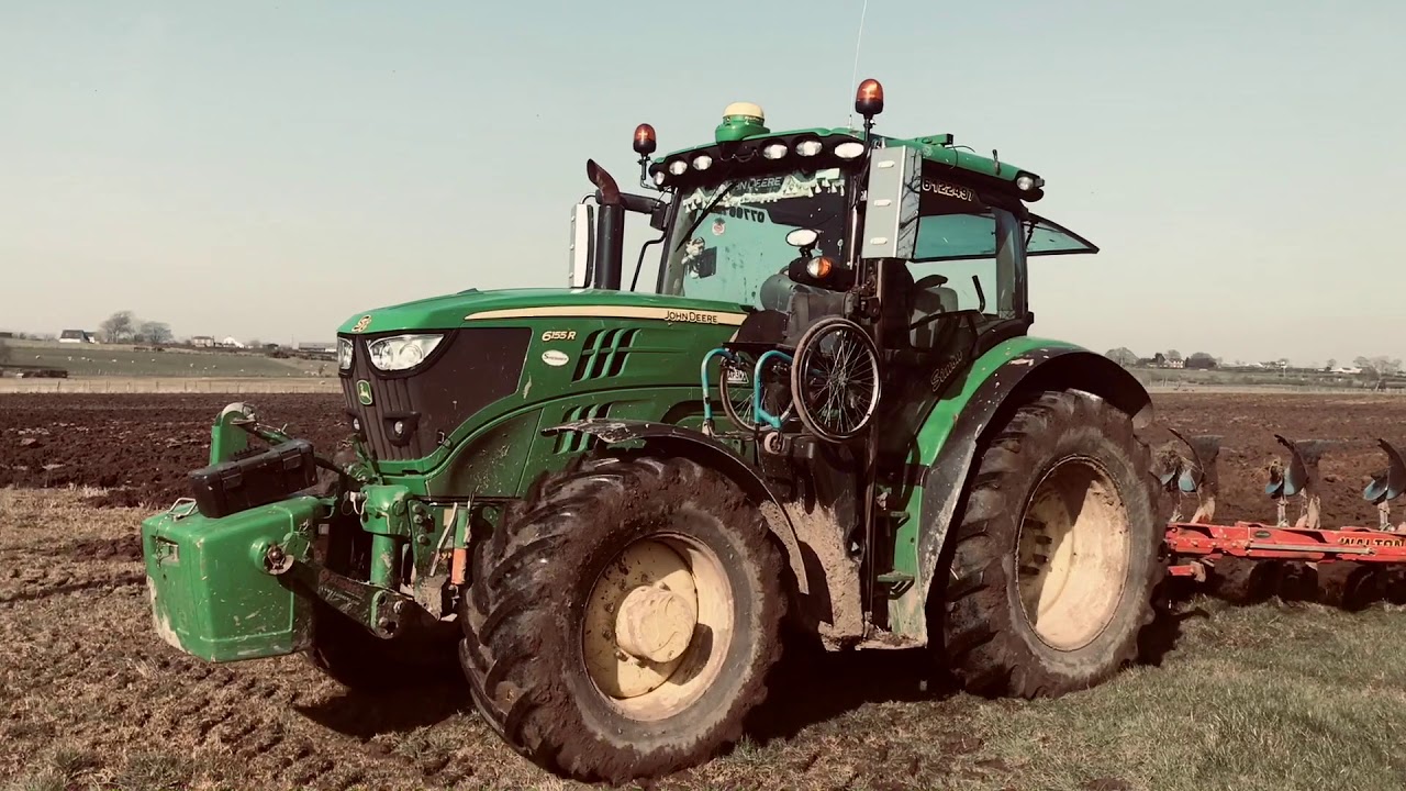 Ford 5635 John Deere 6155R gtritchie5 - YouTube