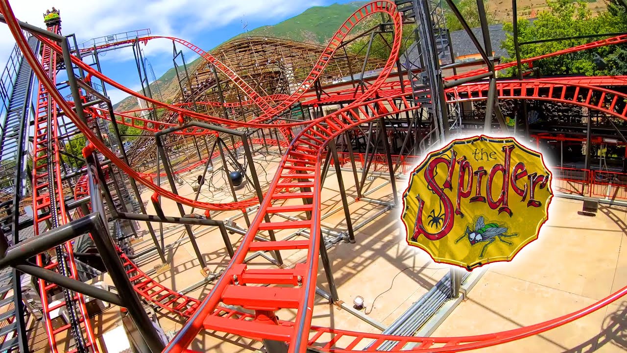 The Spider 4K POV - Lagoon Amusement Park - YouTube