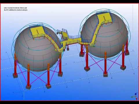 TEKLA FOR SPHERICAL TANK - YouTube