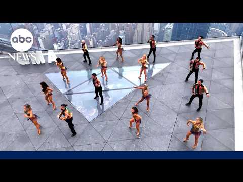 ‘Dancing With the Stars’ pro dancers perform in New York City