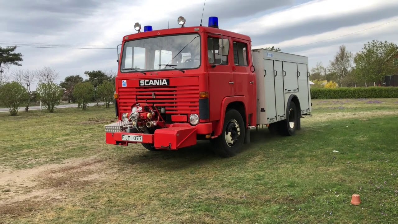 Köp Brandbil Scania 81 på Klaravik.se - YouTube