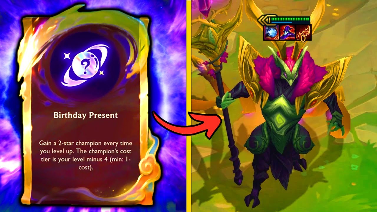 THE MOST INSANE 1HP BIRTHDAY PRESENT COMEBACK ⭐⭐⭐ TFT SET 11 - YouTube