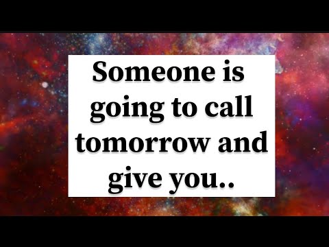 Archangel says Someone is going to call tomorrow and give you.. - YouTube