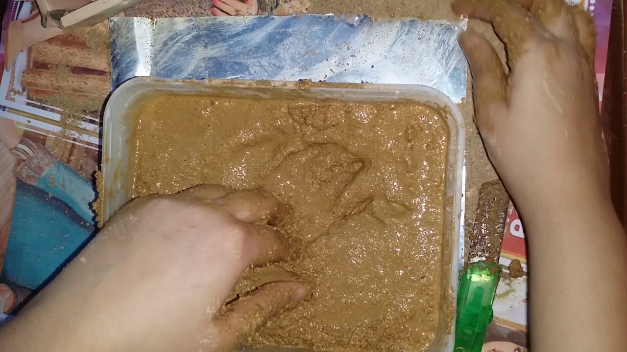 Playing With Wet Sand | Relaxing ASMR | - YouTube
