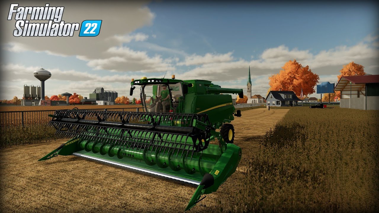 FARMING SIMULATOR 22 | HELPING OUT A FRIENDS TURNS INTO HARVESTER DRAG ...