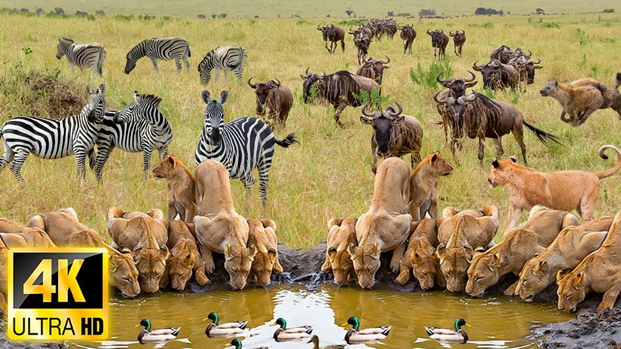 4K African Animals: The Unique Beauty of Makgadikgadi Pans National ...