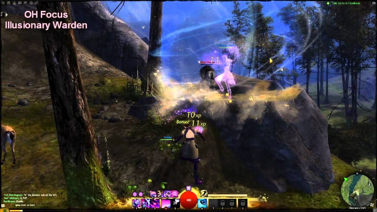 Guild Wars 2 - Mesmer Profession Weapon Skills Animations - YouTube