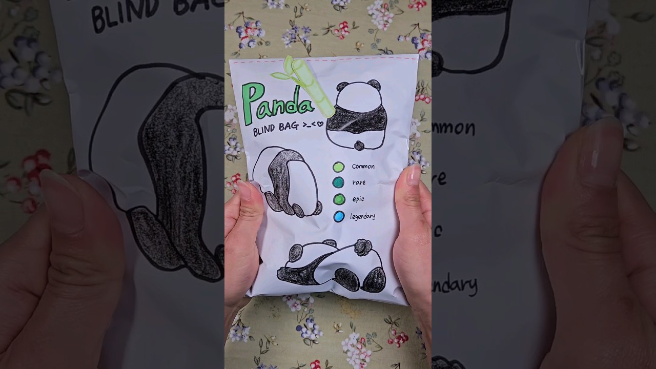 Panda Blind Bag unboxing asmr - YouTube