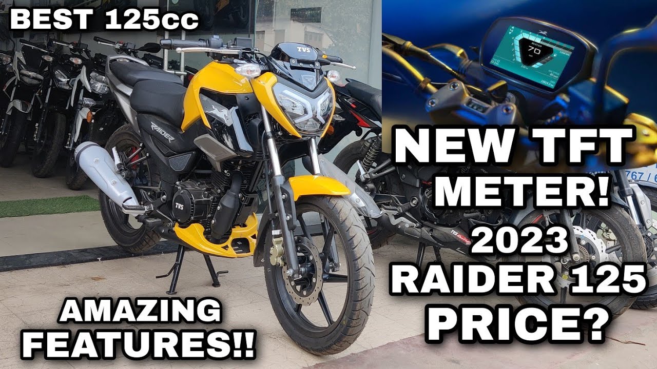 2023 BS6 TVS Raider 125 | New TFT Meter Console | Turn by Turn ...