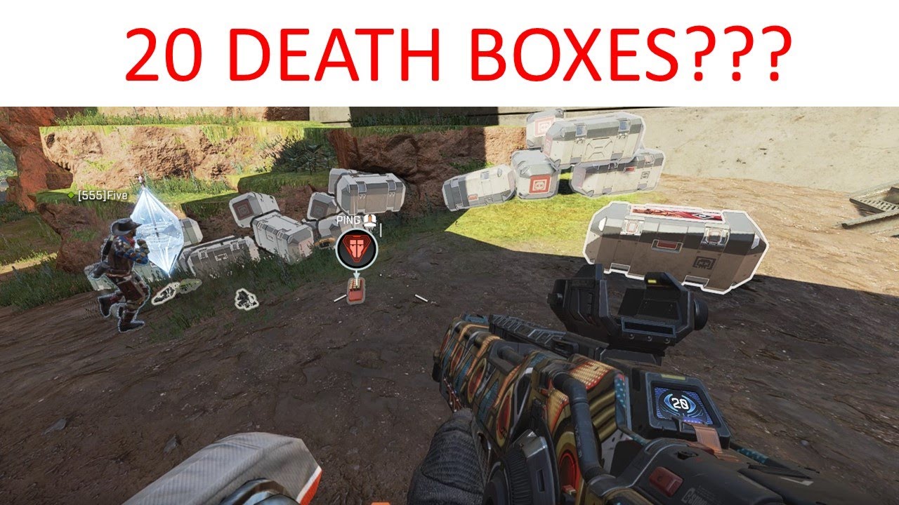 Around 20 Death Boxes piling in one area in Apex Legends??? - YouTube