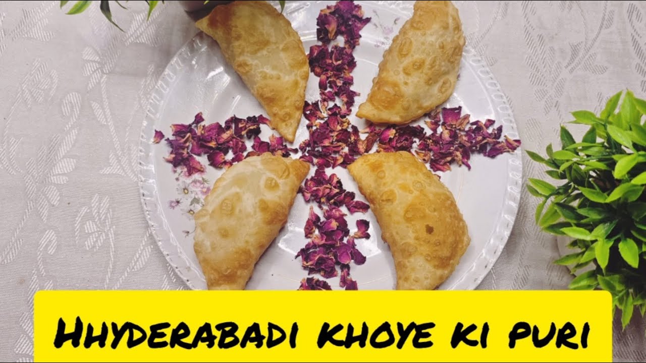 hyderabadi khoye ki puri /mawa puri recipe #tastyfood ##tastyrecipes # ...