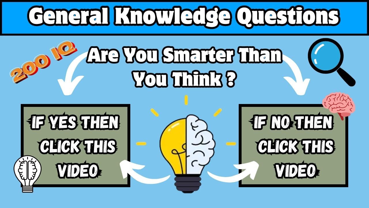 30 General Knowledge Questions |Part 2| How Good Is Your General ...
