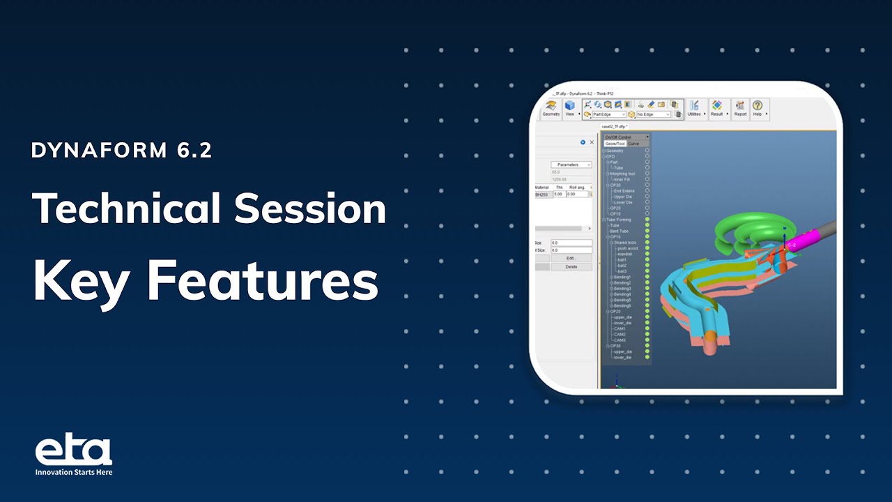 ETA Dynaform 6.2 Technical Presentation - YouTube