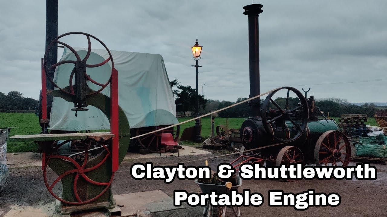 Clayton & Shuttleworth 2.5nhp Portable Steam Engine - YouTube