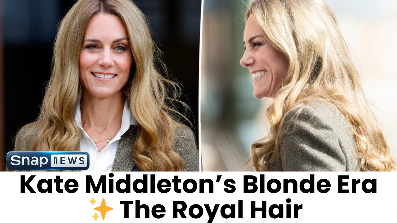 Kate Middleton Debuts Stunning Blonde Hair — A Royal Trend That’s About to Take Over - YouTube