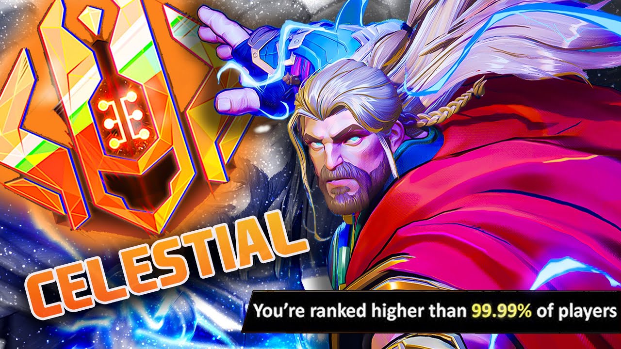 I FINALLY HIT CELESTIAL RANK WITH THOR IN MARVEL RIVALS | Marvels ...
