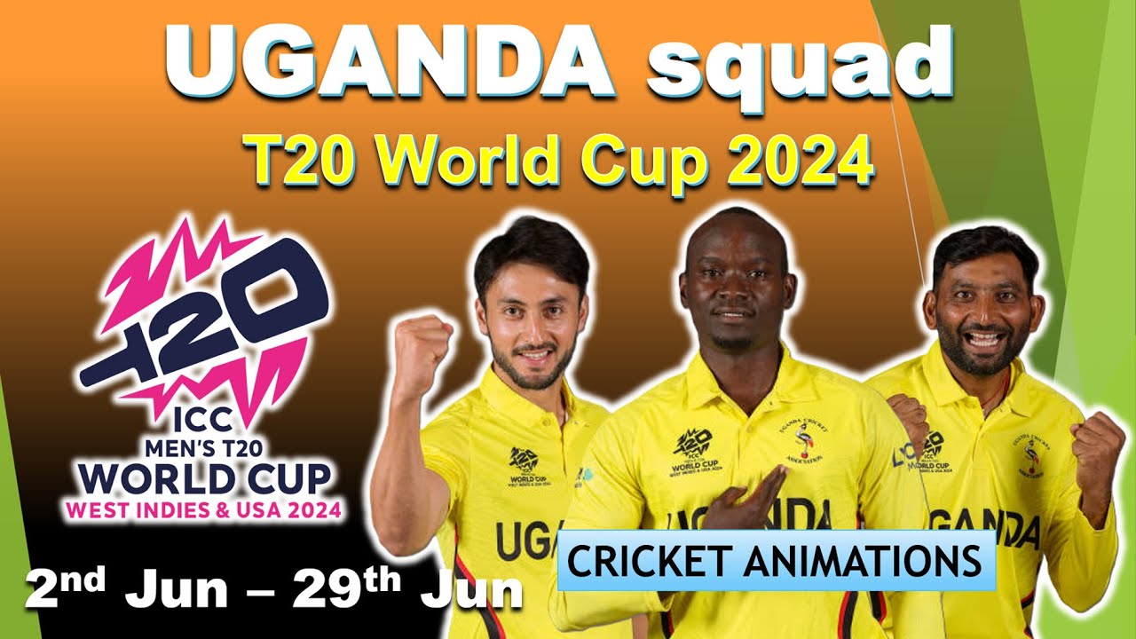 Uganda Cricket Team Squad for T20 World Cup 2024 | Full Player List ...