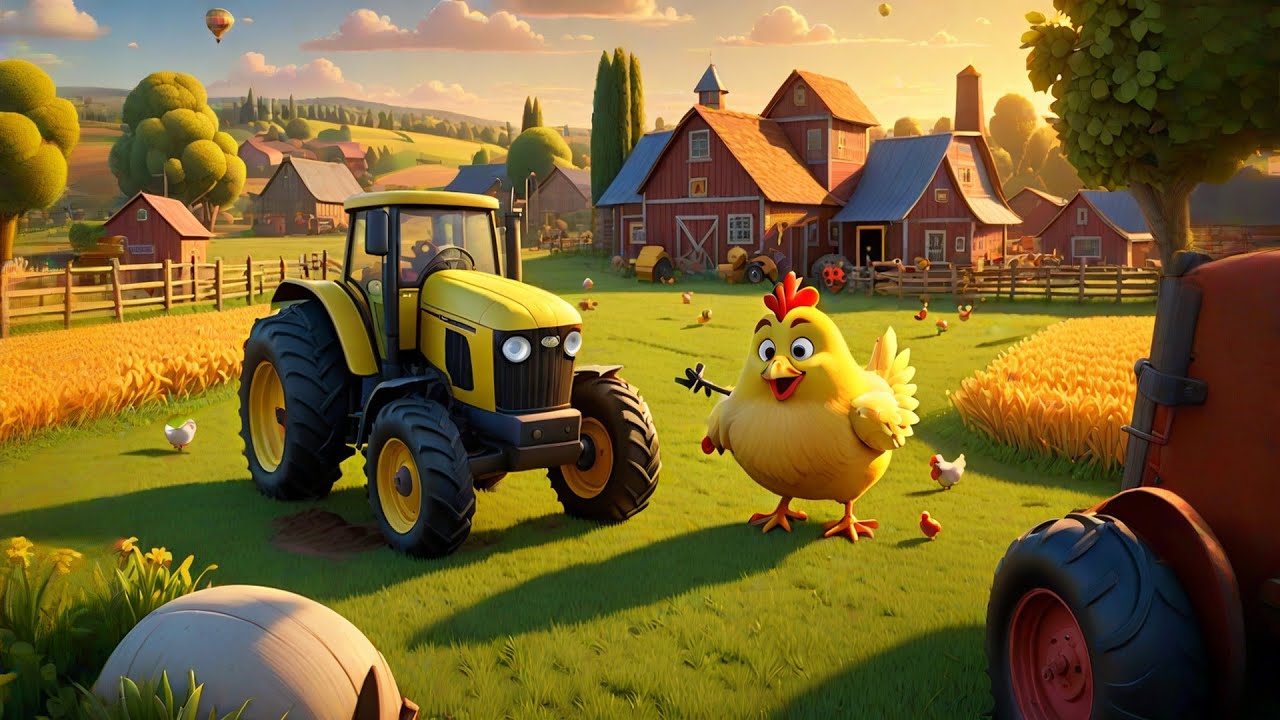Little Tractor – Vroom Vroom Farm Fun! | Energetic Farm Adventure Song ...