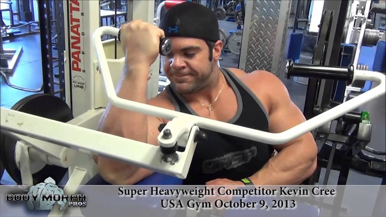 Kevin Cree Trains Arms at USA GYM - YouTube