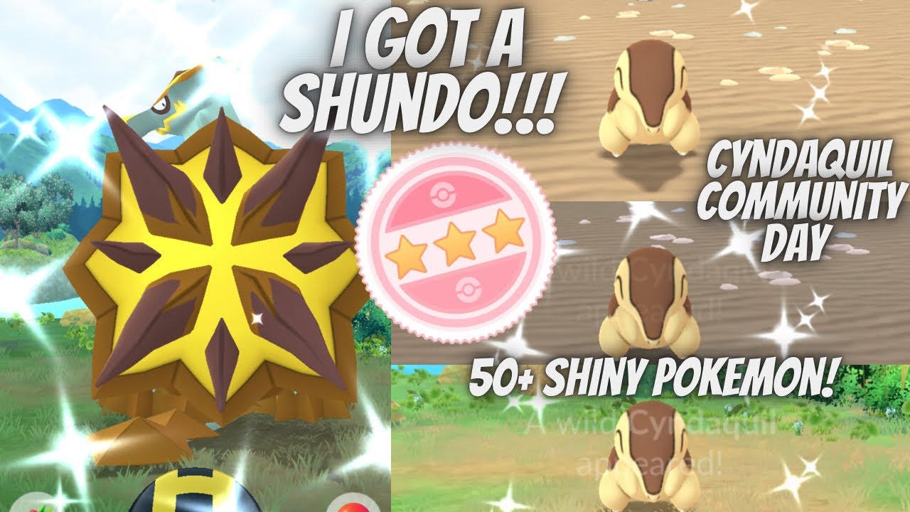 I Got a SHUNDO!!! 50+ Shiny Pokemon Caught, Shiny Cyndaquil and More In ...