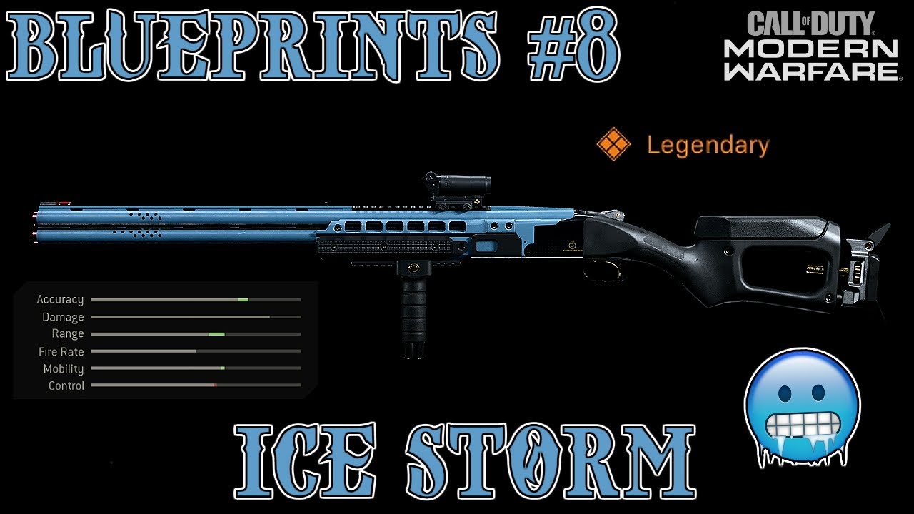 THE ICE SHOTGUN 🥶 (MODERN WARFARE BLUEPRINTS #8 - ICE STORM) - YouTube