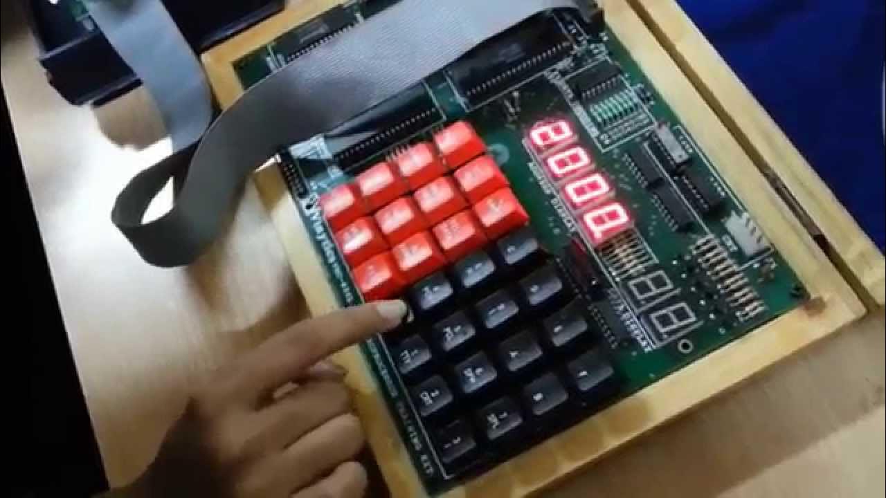 Tsec Prax - stepper motor using 8085 - YouTube