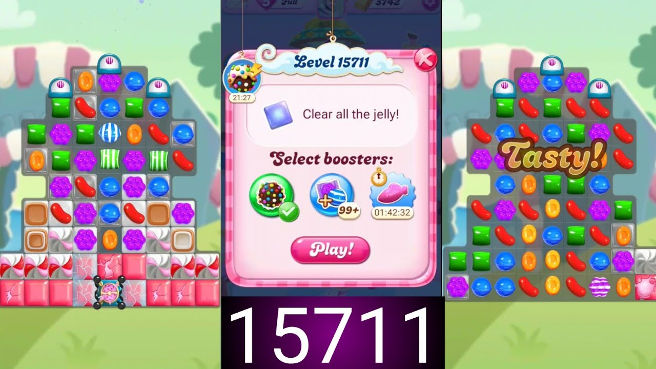Candy crush saga level 15711 । Candy crush level 15711 #candycrush । # ...