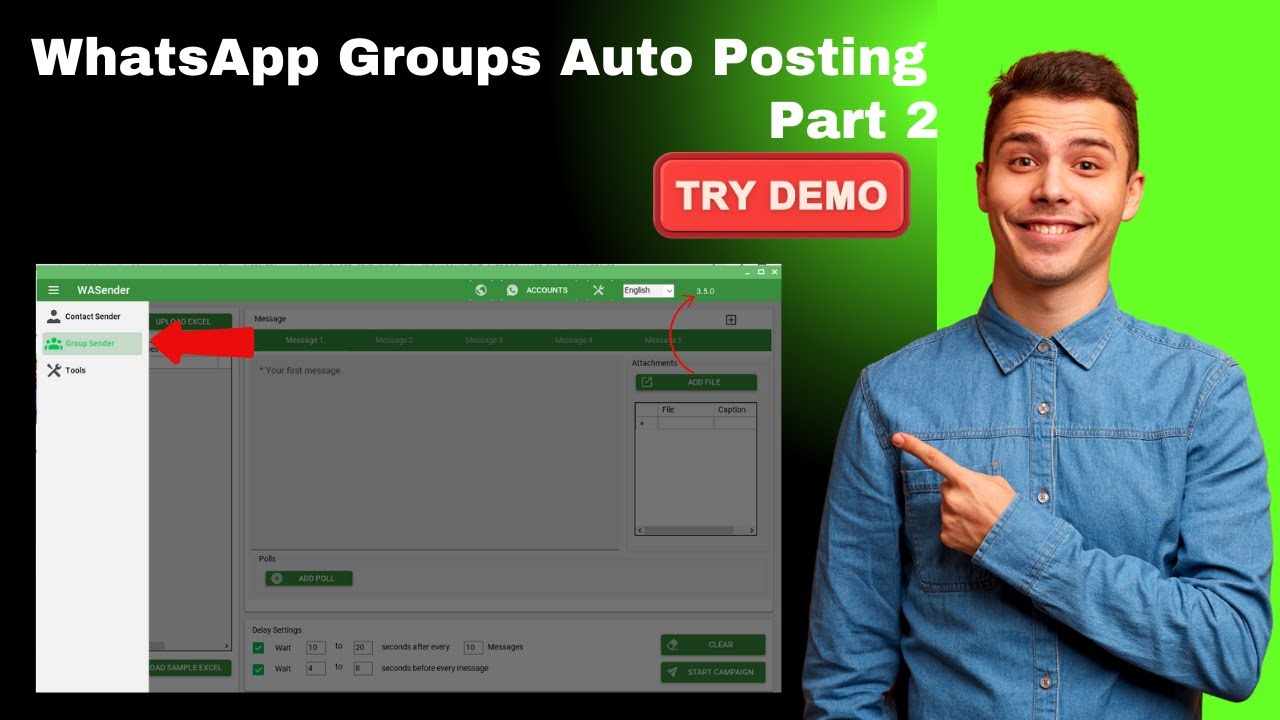 How to Auto Post in WhatsApp Groups using WASender | WhatsApp Marketing ...