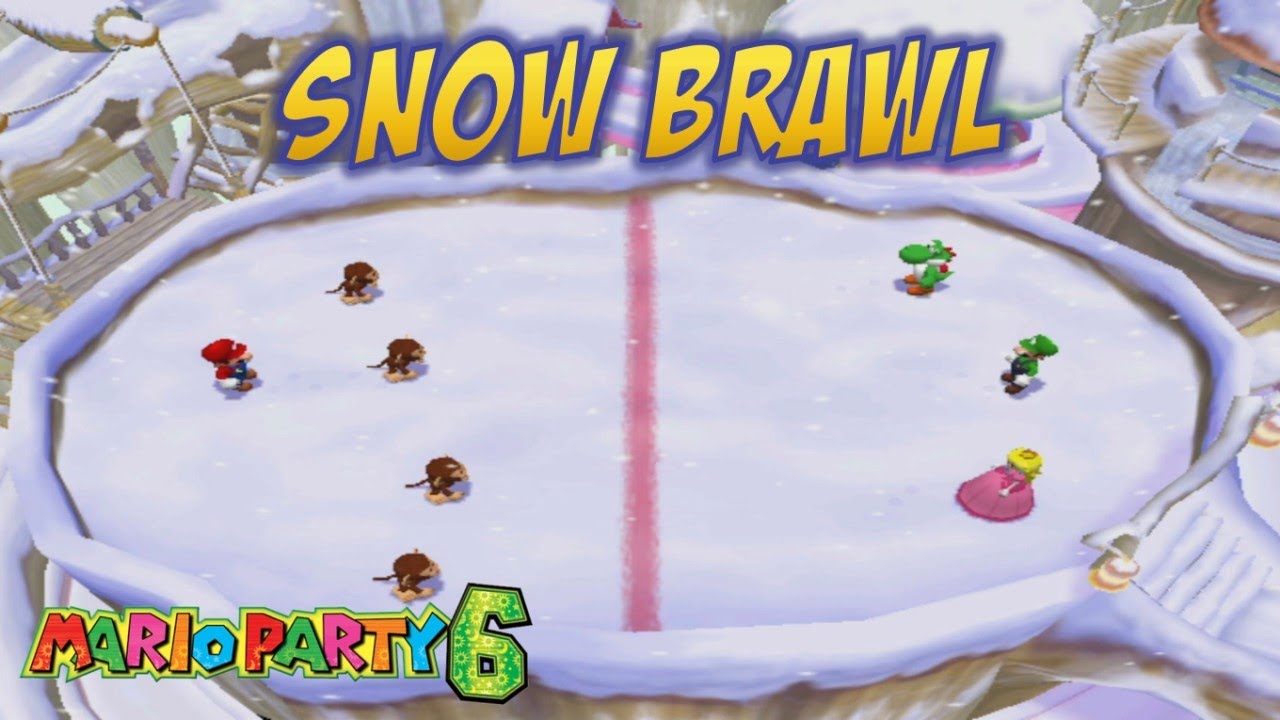 Mario Party 6: Snow Brawl (1 Versus 3 Minigame) - YouTube