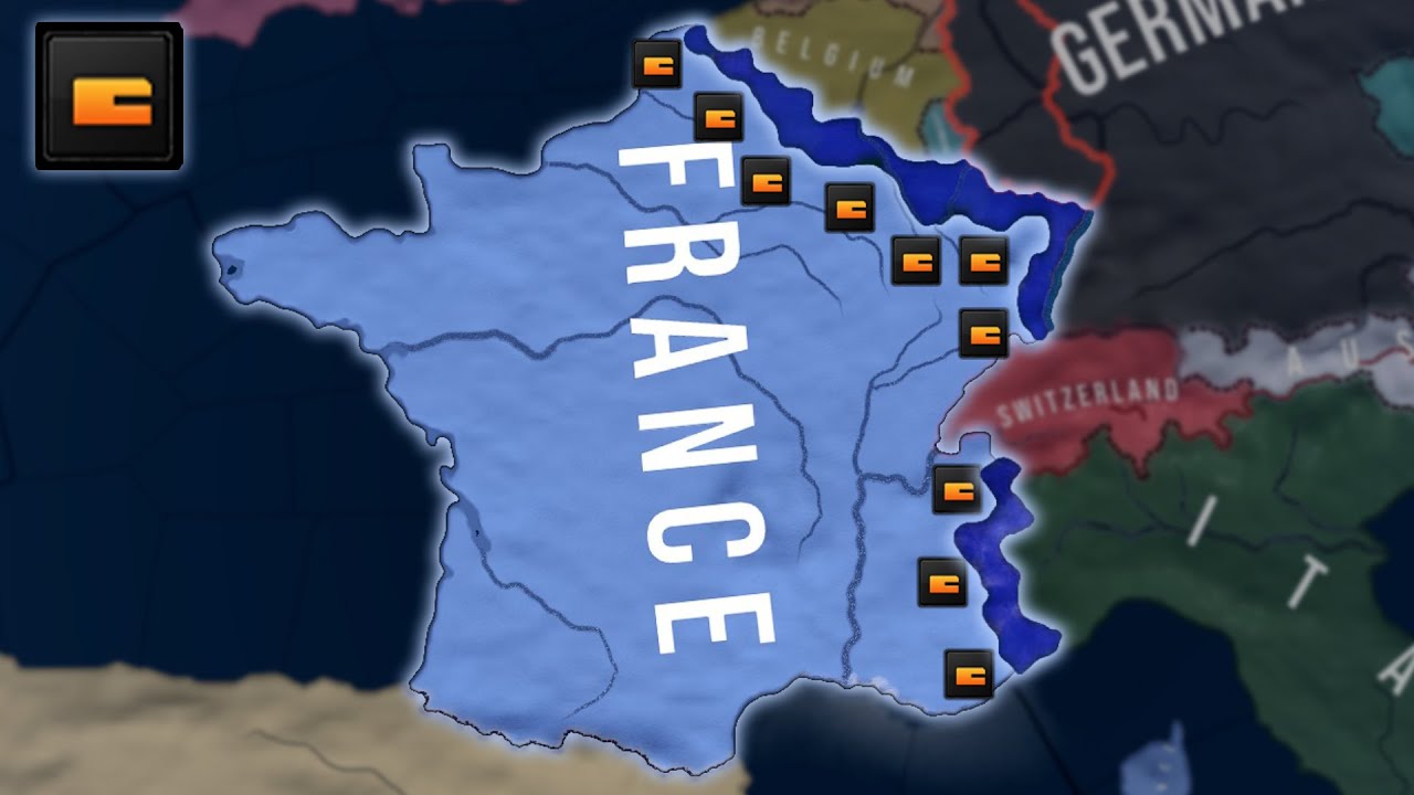 What if Maginot Line was longer - HOI4 Timelapse - YouTube
