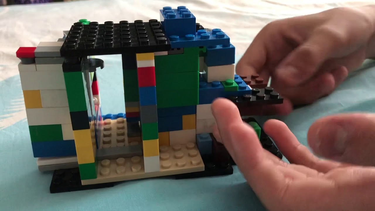 Simple LEGO lock and key door - YouTube