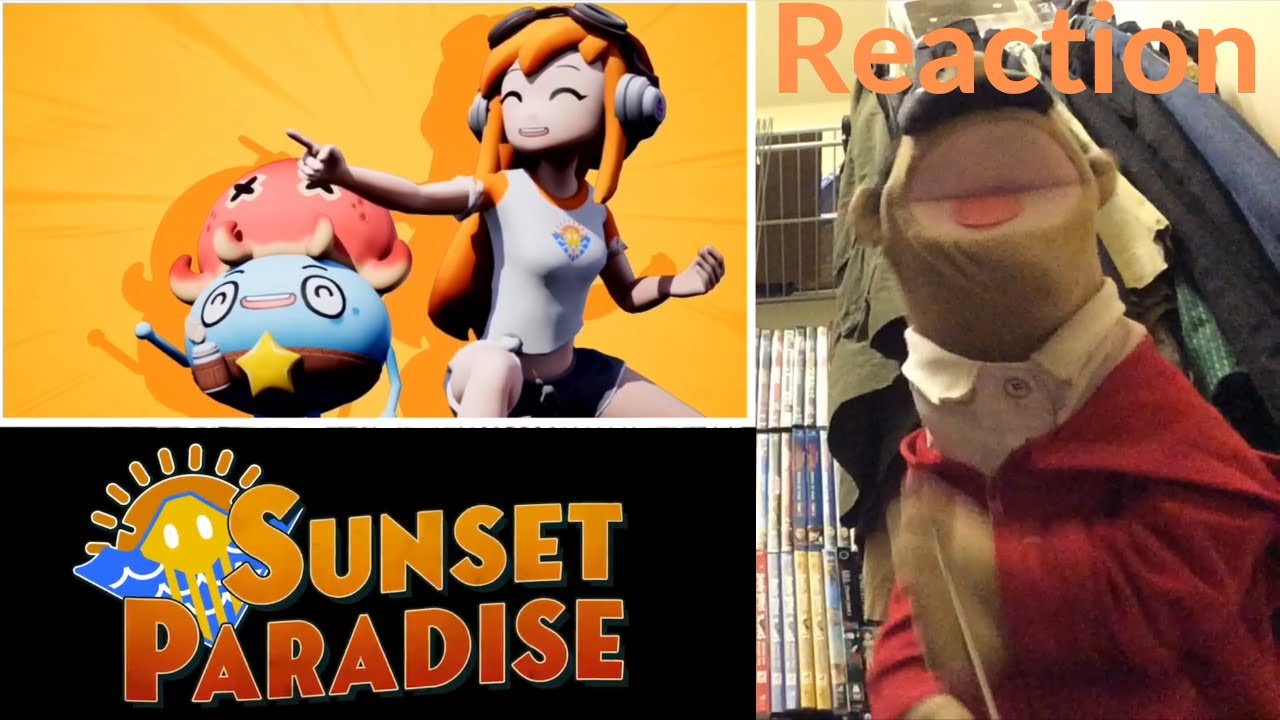 Sunset Paradise Season 1 Theme/Opening Reaction (Puppet Reaction) - YouTube
