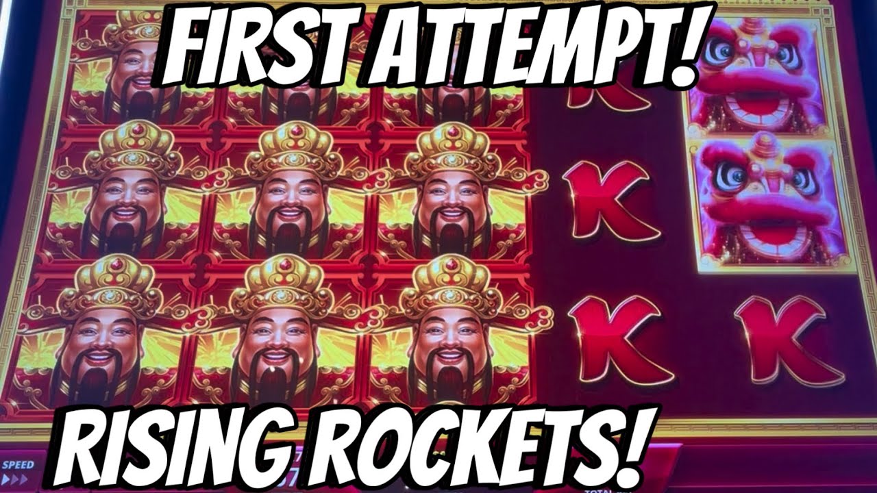 🚨 NEW RISING ROCKETS EMPEROR SLOT MACHINE! 1ST ATTEMPT! CAN I SET OFF ...